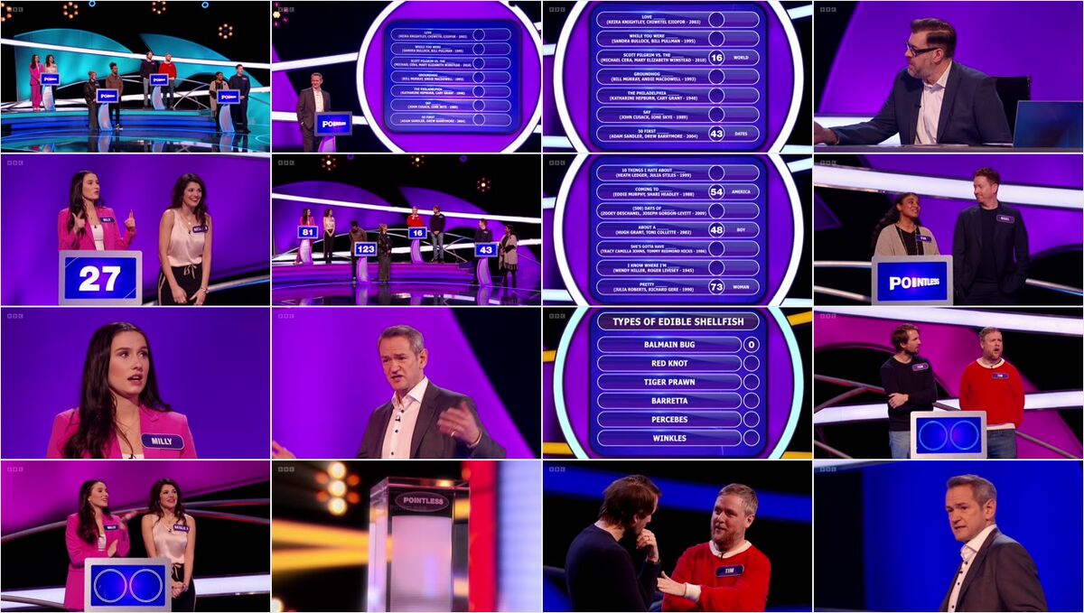 Pointless Celebrities S17E11 (Apr 26 2025) [540p mp4 subs]