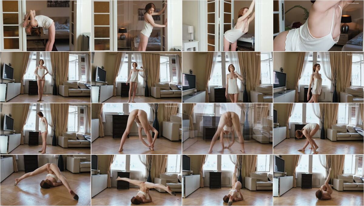 Belarusian Redhead Gymnast Milla Lukoshkina in Prague- Babe Babe