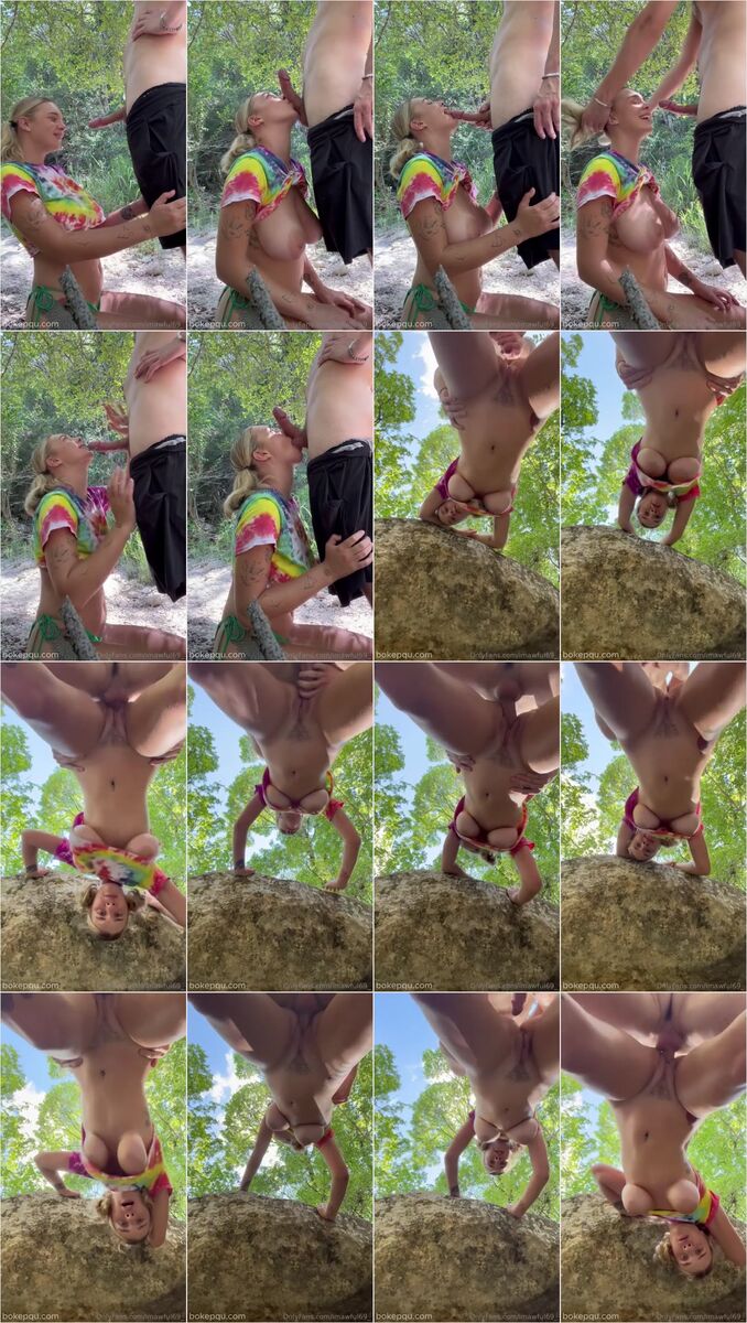 Gabbie Carter Ngewe Di Hutan Nembak Dalam