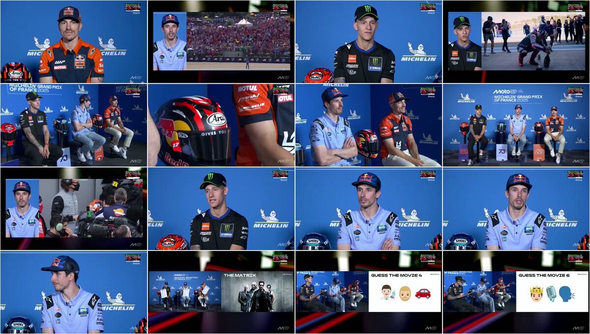 Rueda de Prensa de MotoGP del G P  de Francia - 08-05-25