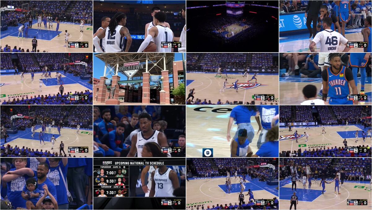 Memphis Grizzlies  Oklahoma City Thunder 22 04 2025