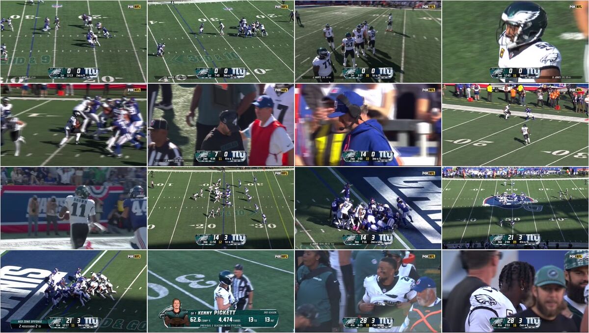 Philadelphia Eagles at New York Giants 20 10 2024 low