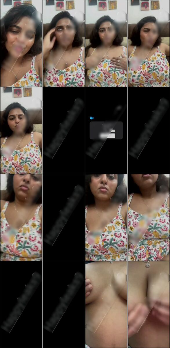 Tamil insta fame tamizhvaani topless boobs play show