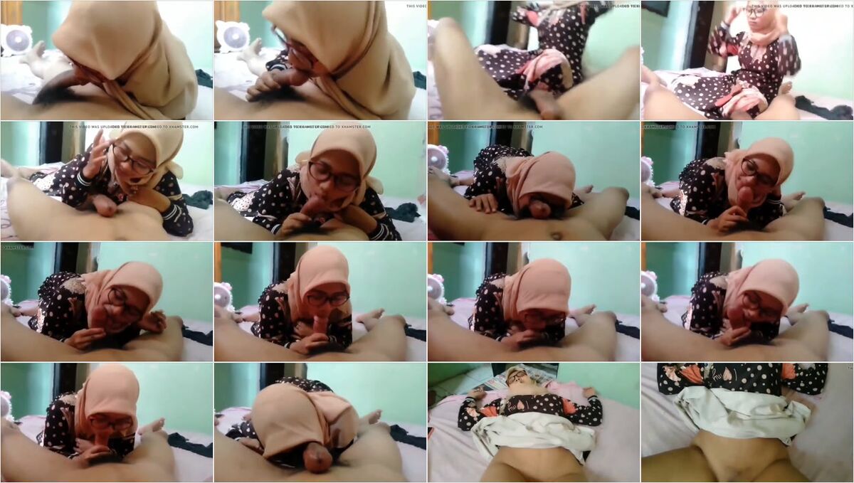 Liar banget service ibu guru Hijab Kacamata