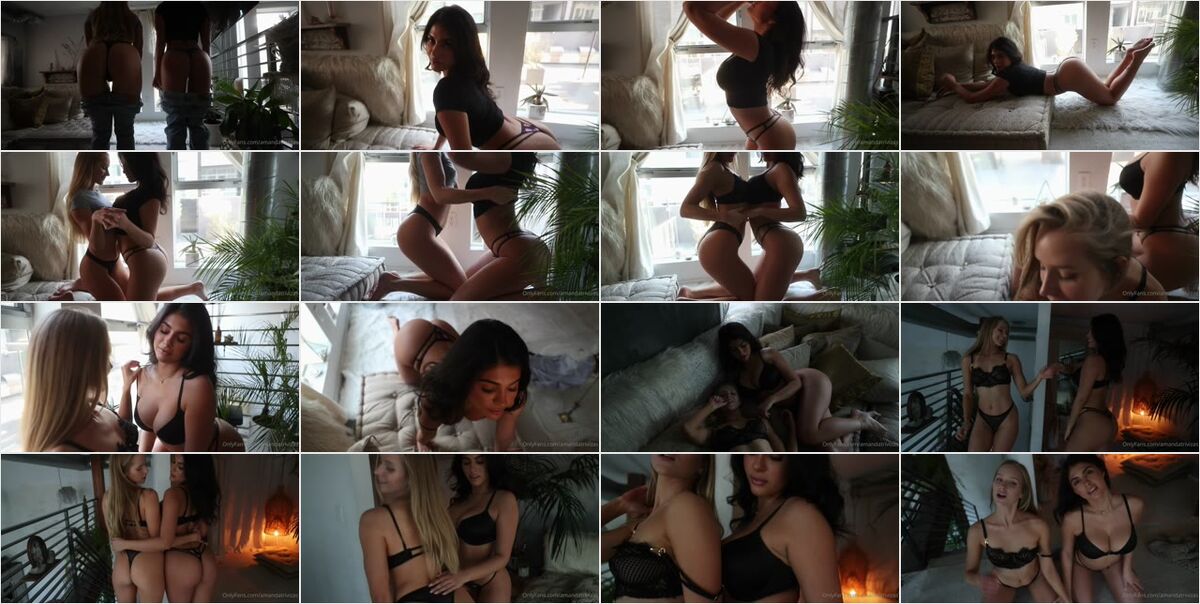 Amanda Trizivas and Caroline Zalog Lesbian Tape 3