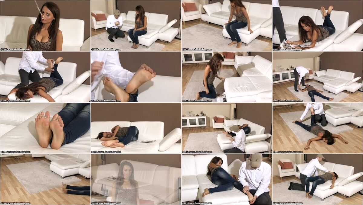 Feetandsleep - Lili - Barefoot (Tickled in Jeans)
