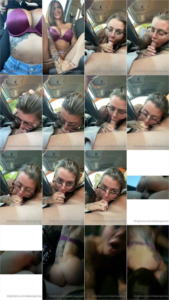 Dakota James - Car Sextape