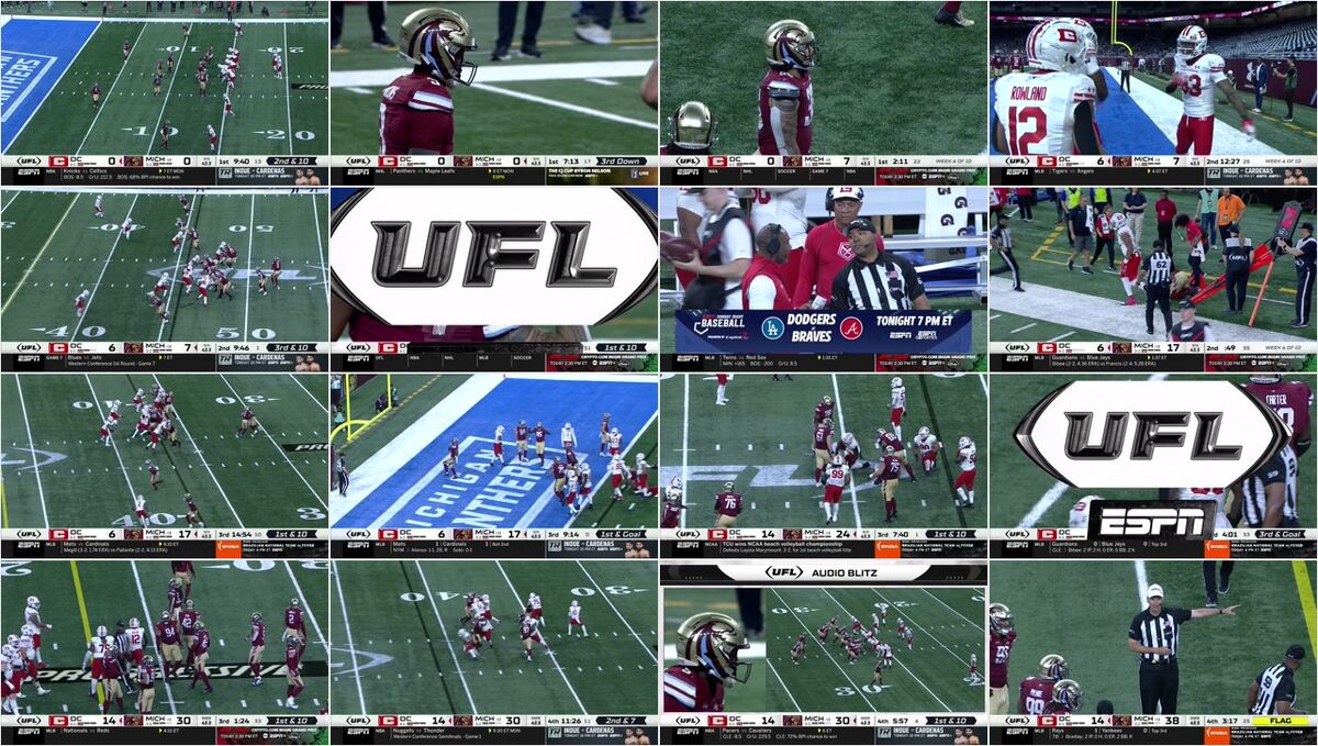 UFL 2025 DC Defenders vs  Michigan Panthers 04 05 720pEN60fps