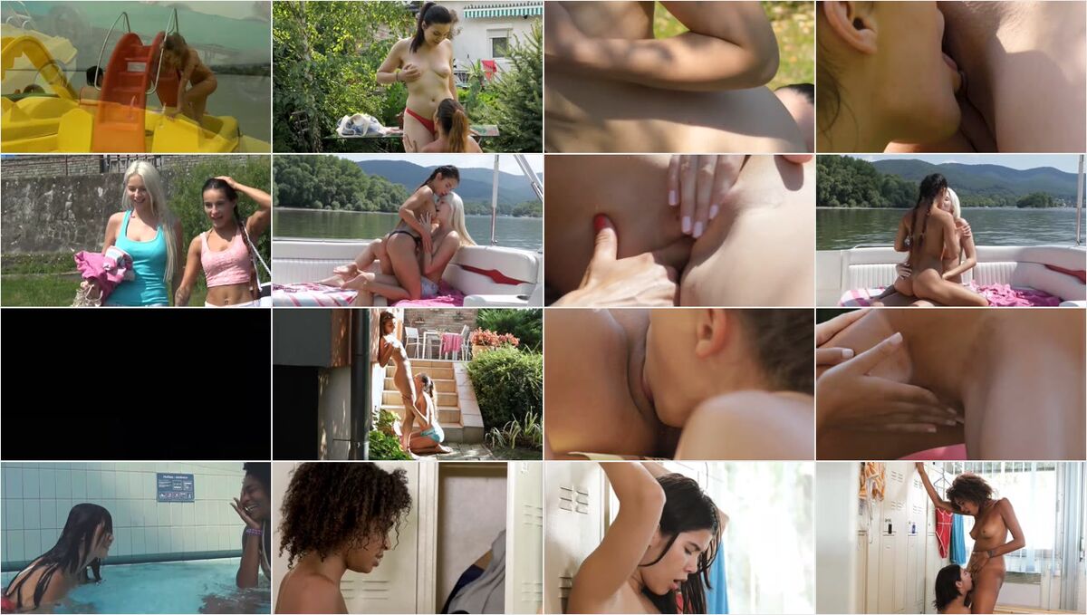 Dripping Wet lesbian Hannah Vivienne Verona Sky Lexi Dona Karol 