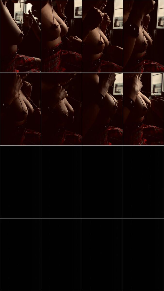Hot Model Gets Nipples Tied up with String ~ App Content