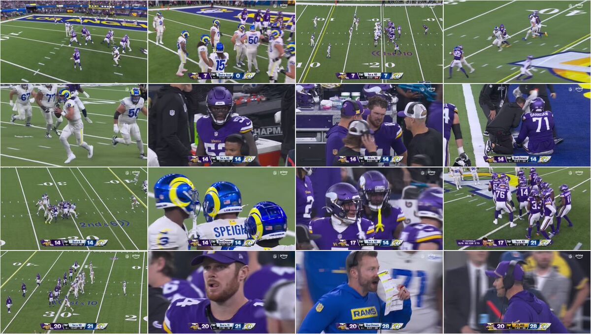 Minnesota Vikings at Los Angeles Rams 24 10 2024 low
