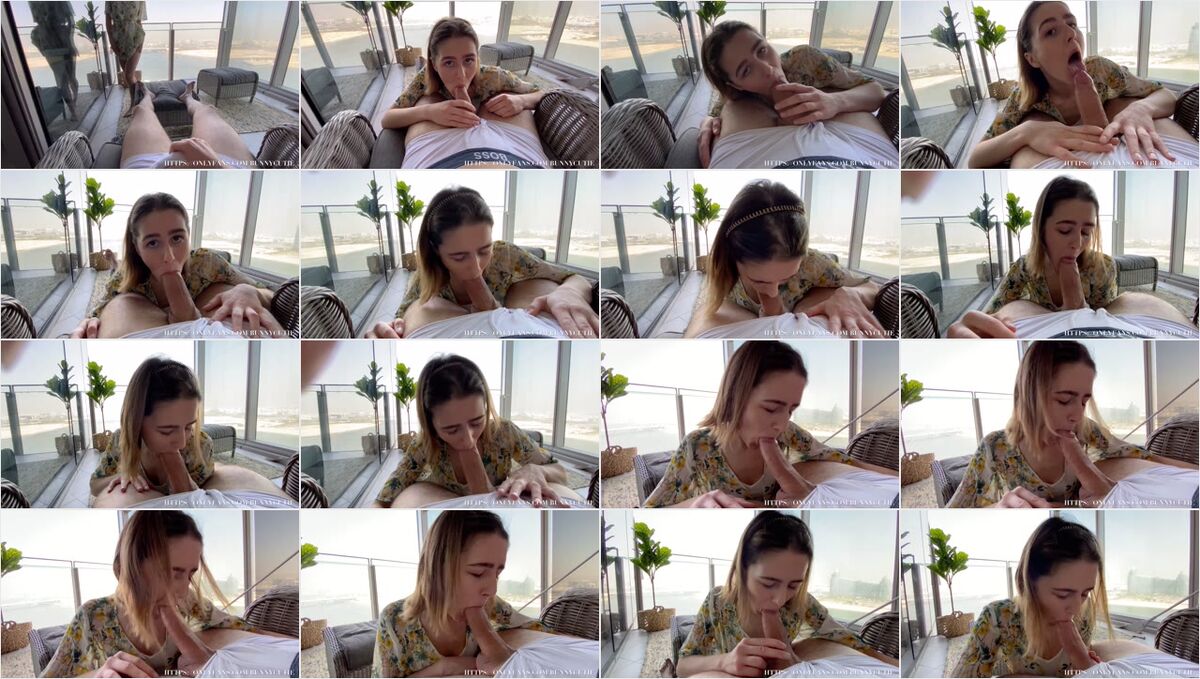 Kelly Aleman I Fucked Her Mouth On The Balcony With Huge Facial!