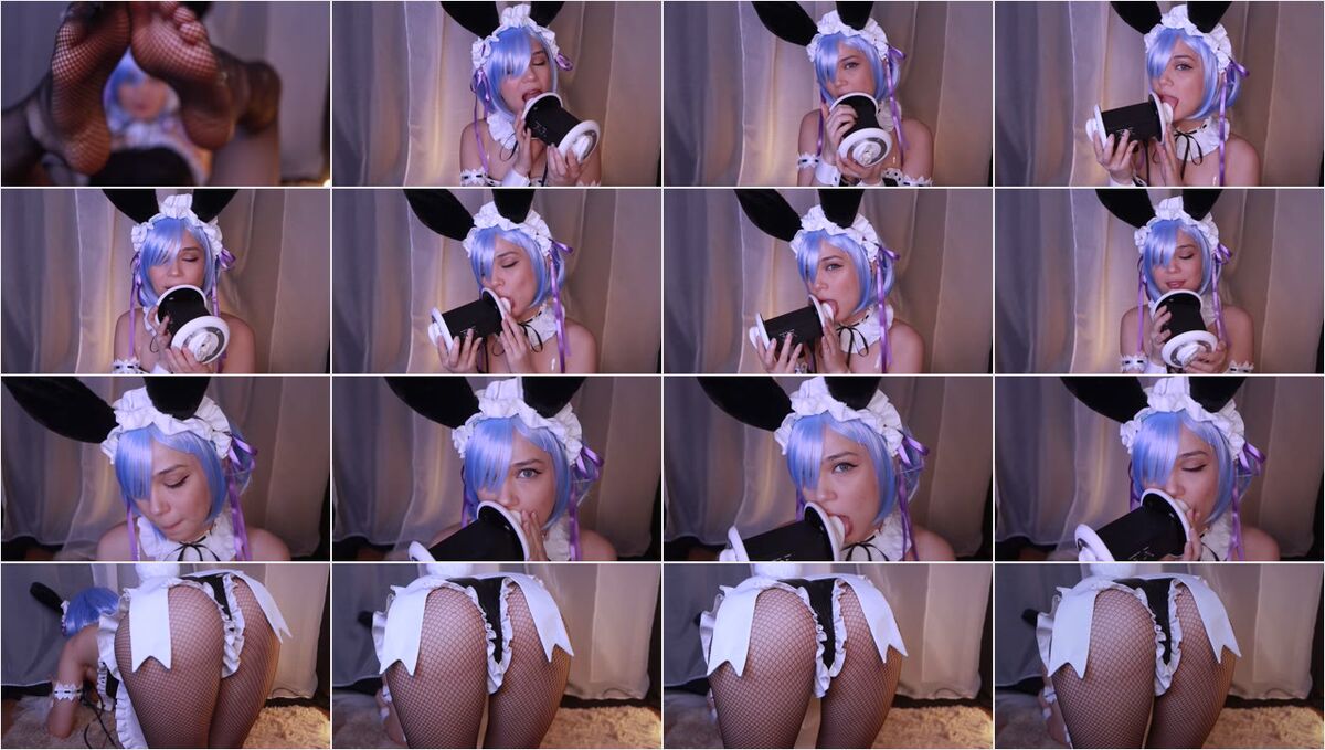 Maimy ASMR - 29 June 2021 - Rem Bunny Complete Version - Ear lic