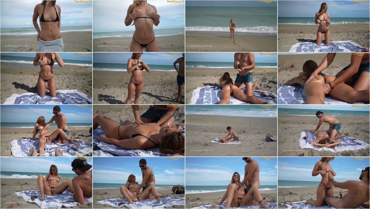 Rocky - Public Beach Sex - Bralessforever Bitchinbubba