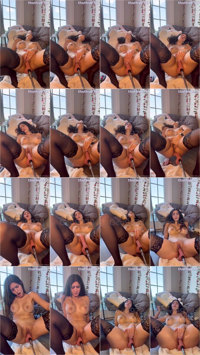 Cincinbear Pussy 800$ Fuck Machine Orgasm Masturbation Dildo PPV