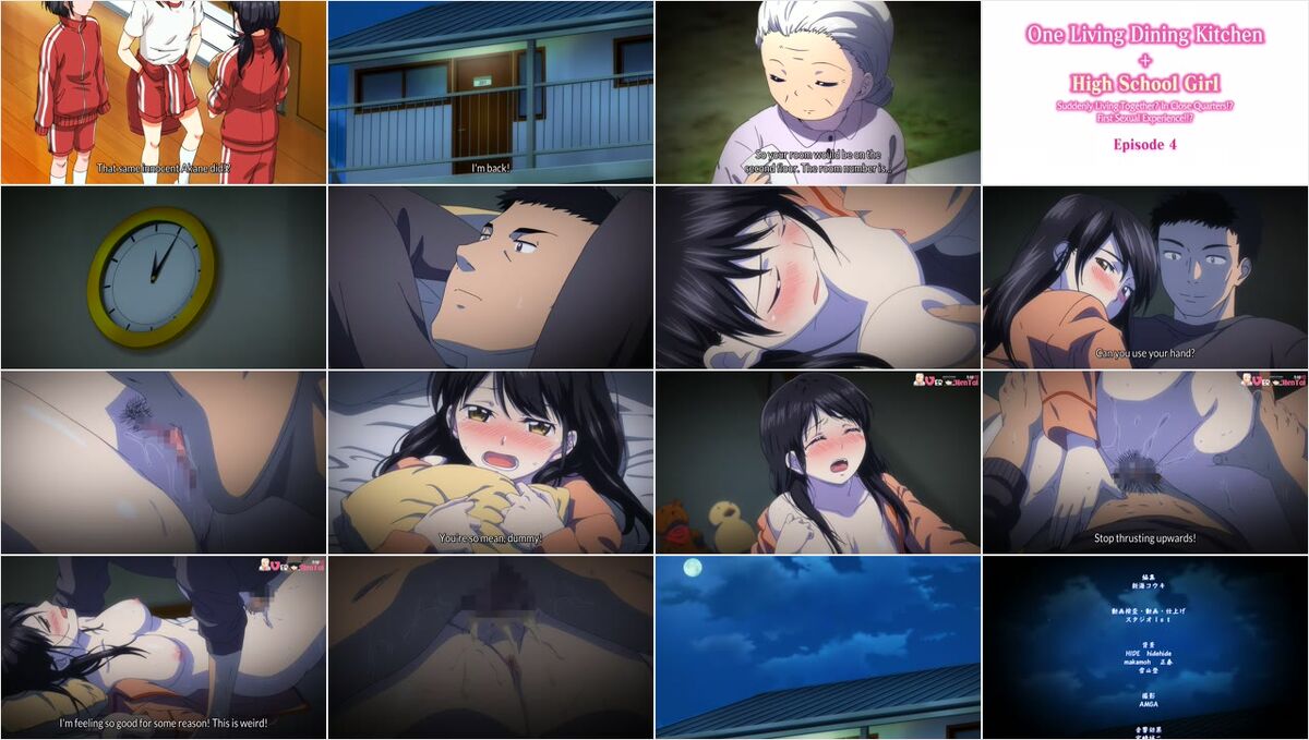 1LDK JK Ikinari Doukyo Micchaku Hatsu Ecchi ENG 04