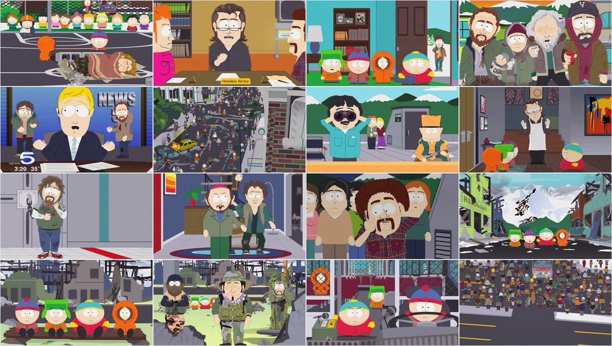 South Park S11E07 Die Nacht der lebenden Obdachlosen German AC3D