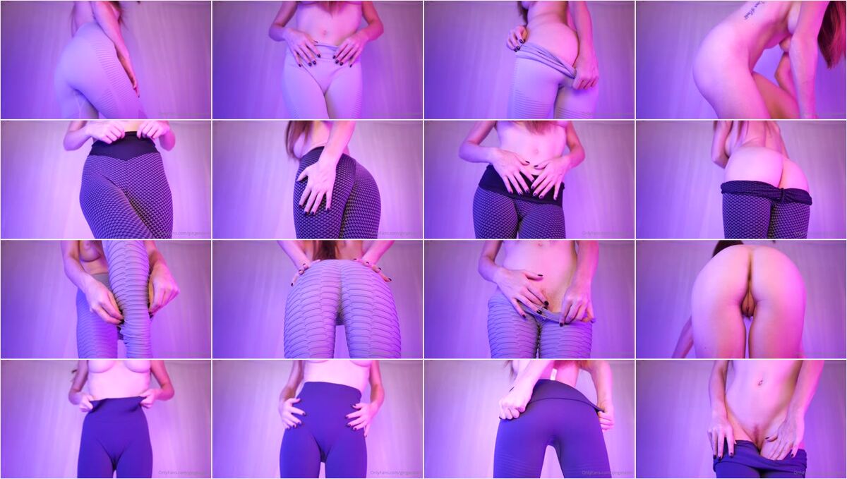 Ginger ASMR - Scratching and Rubbing My Leggings
