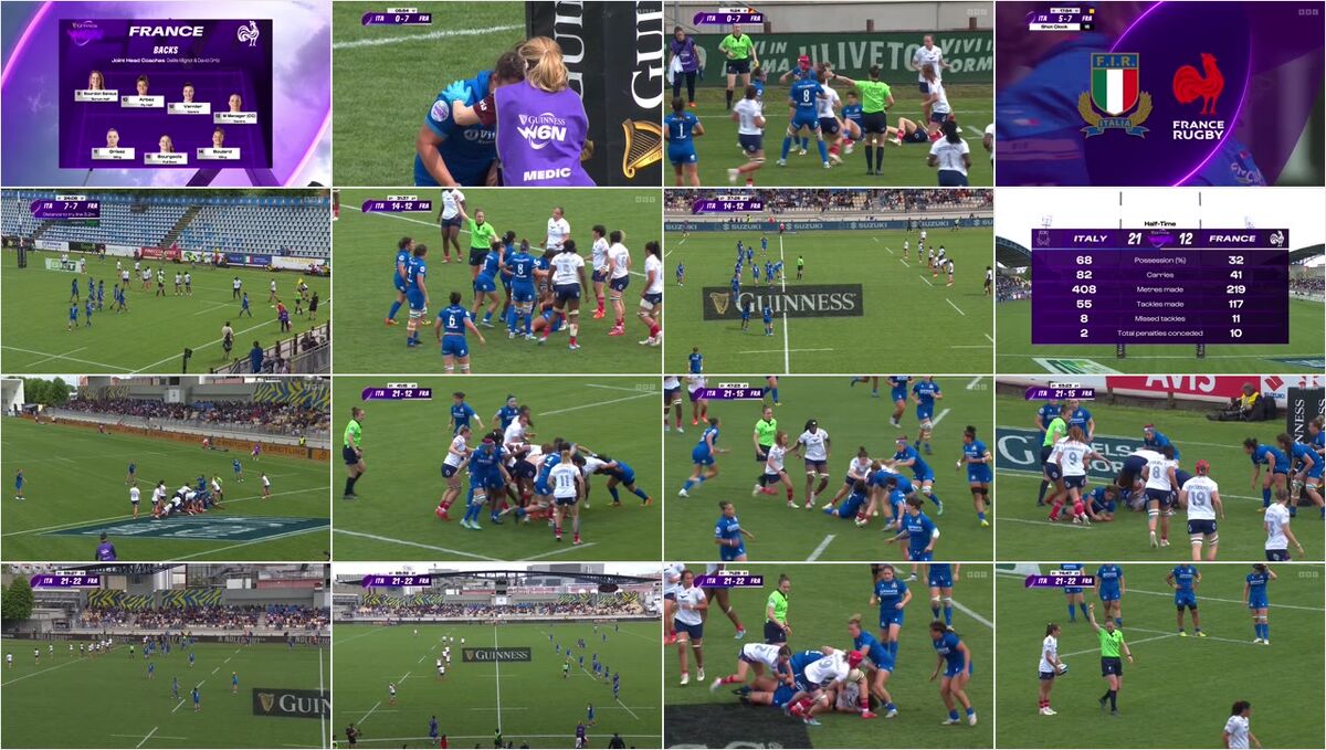 Women's Six Nations Rugby 2025 - Italy v France (19 Apr 2025) [5