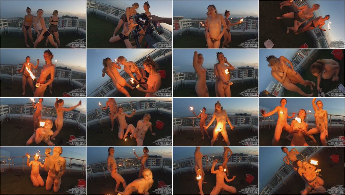 nebraska-coeds-rooftop-fire-dancing-extra-hot-girls-lea-melonie-