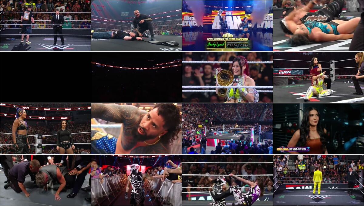 WWE Monday Night Raw (21 April 2025)  qpon English