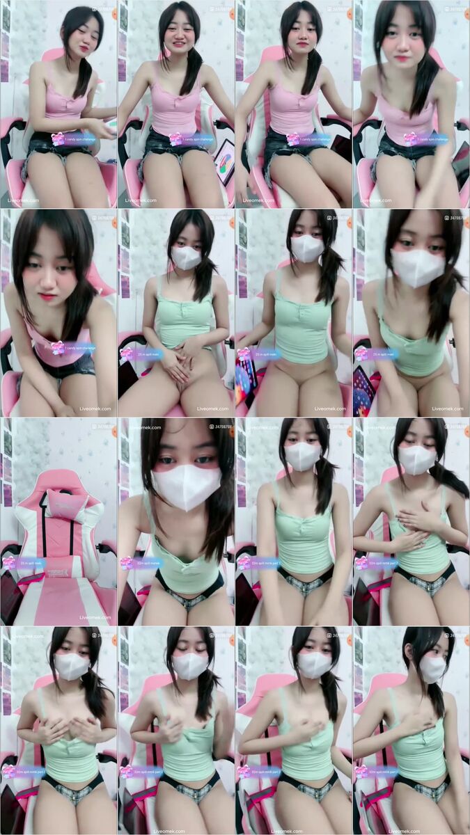 Cewe Chindo lokal Imut Live Bugil Spil Memek segar [Telegram @Th
