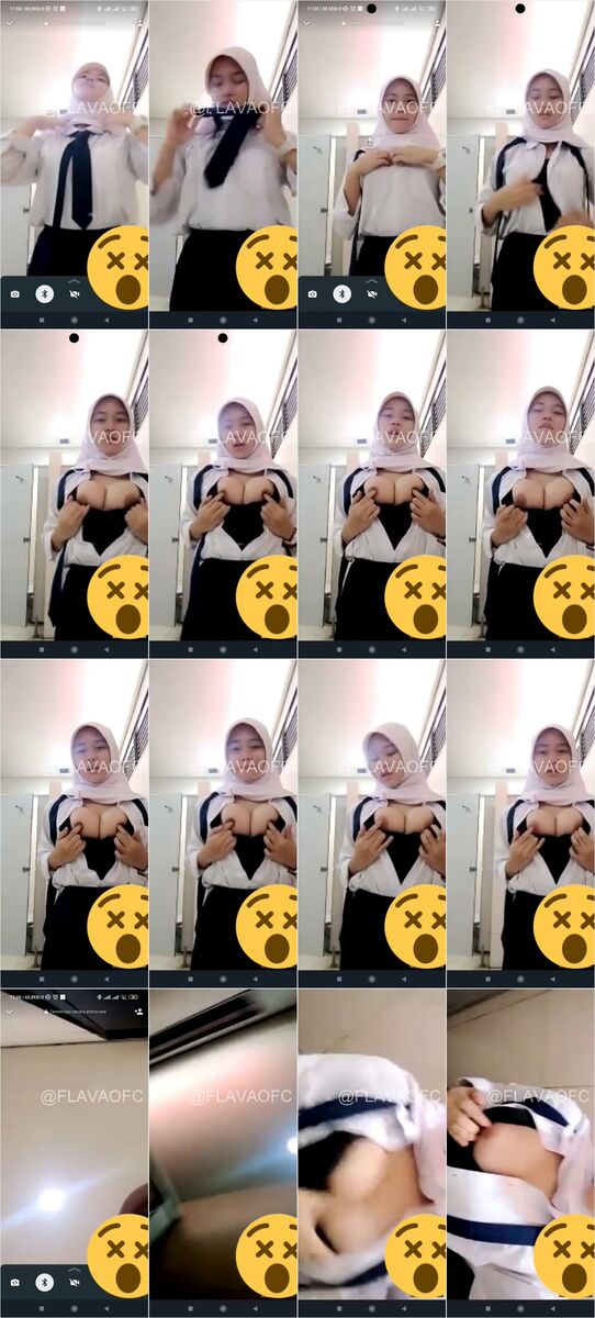 Pulang sekolah pamer nenen