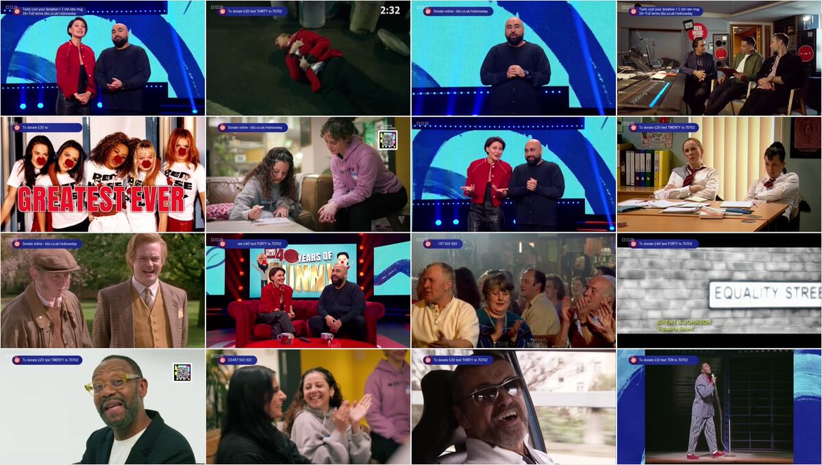 Comic Relief 2025 - 40 Years Of Funny (21 Mar 2025) [540p]