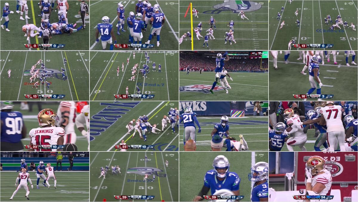 San Francisco 49ers at Seattle Seahawks 10 10 2024 low