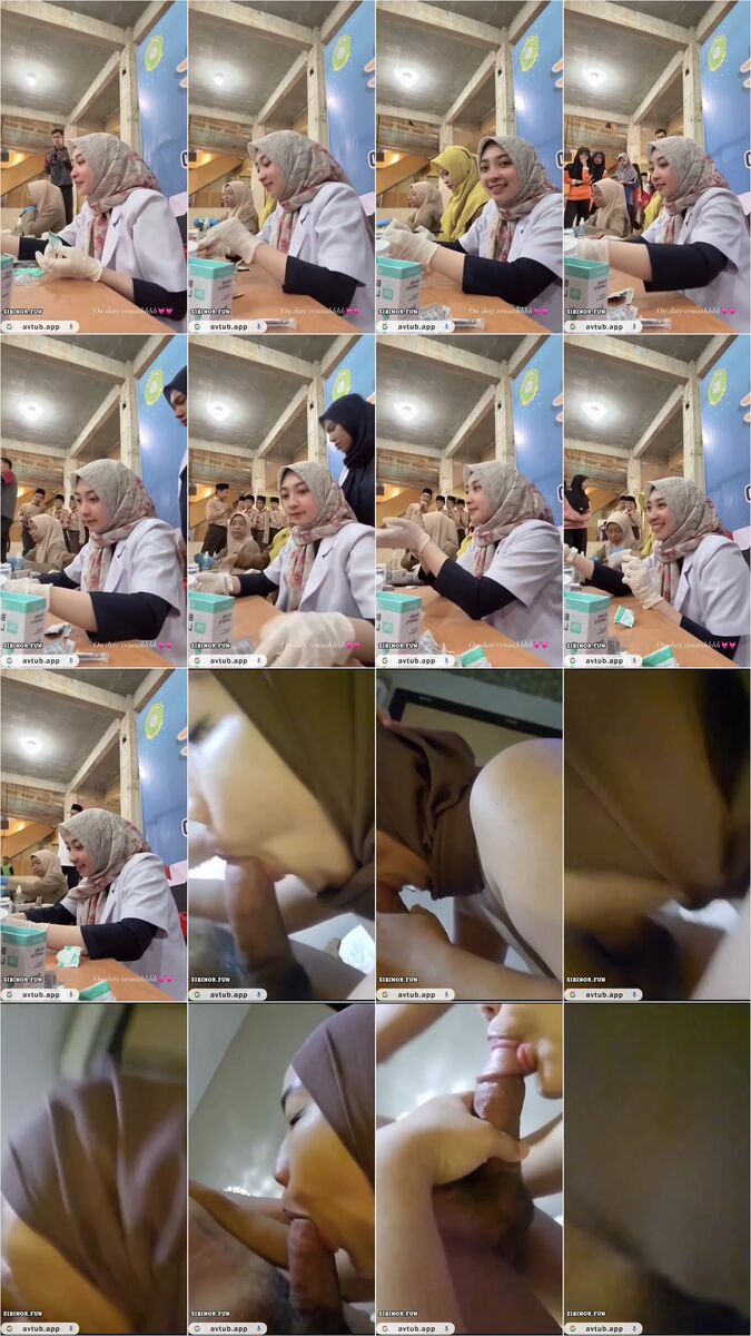 Azkia Ibu Dokter Muda Hijab Viral Jago Nyepong Mentok mp4 mp4 -