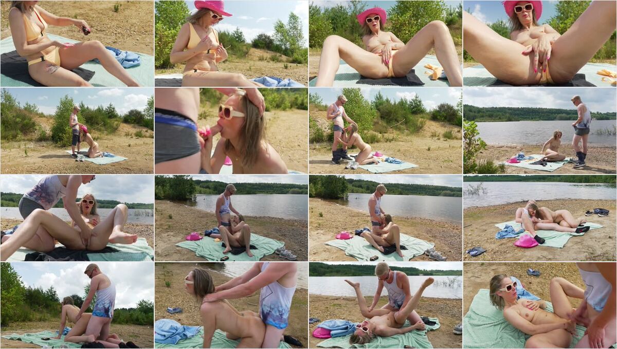 MeidenVanHolland - Milf Saar’s bruin bakkende buitensex