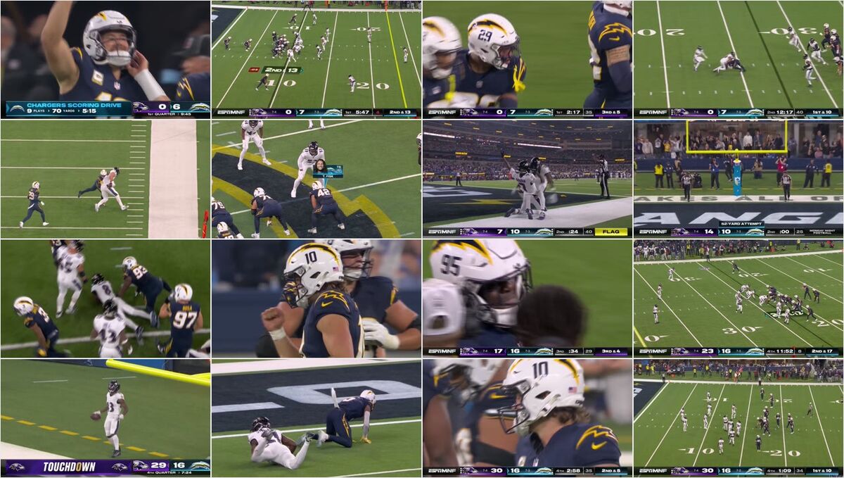 Baltimore Ravens at Los Angeles Chargers 25 11 2024 low