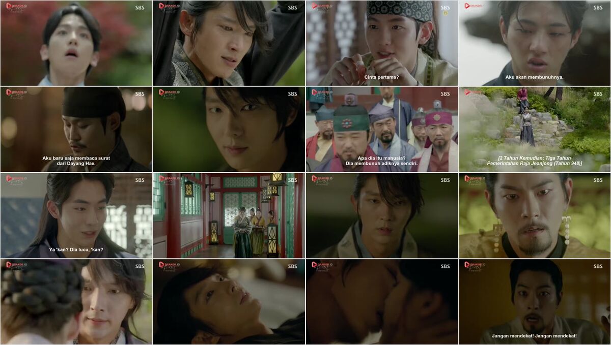drakor id 720p moon lovers scarlet heart ryeo episode 16