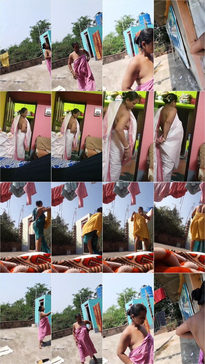 Aunty Nude Captured By Son