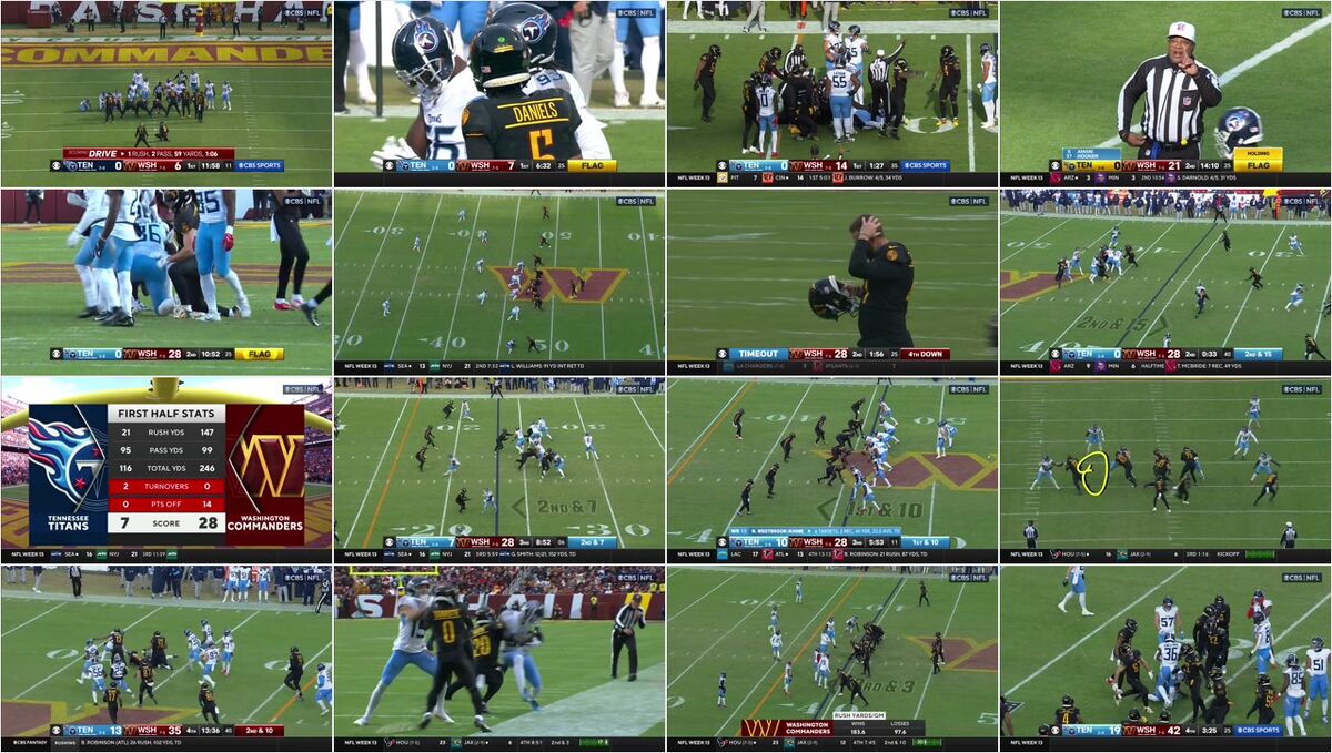 Tennessee Titans at Washington Commanders 01 12 2024 low