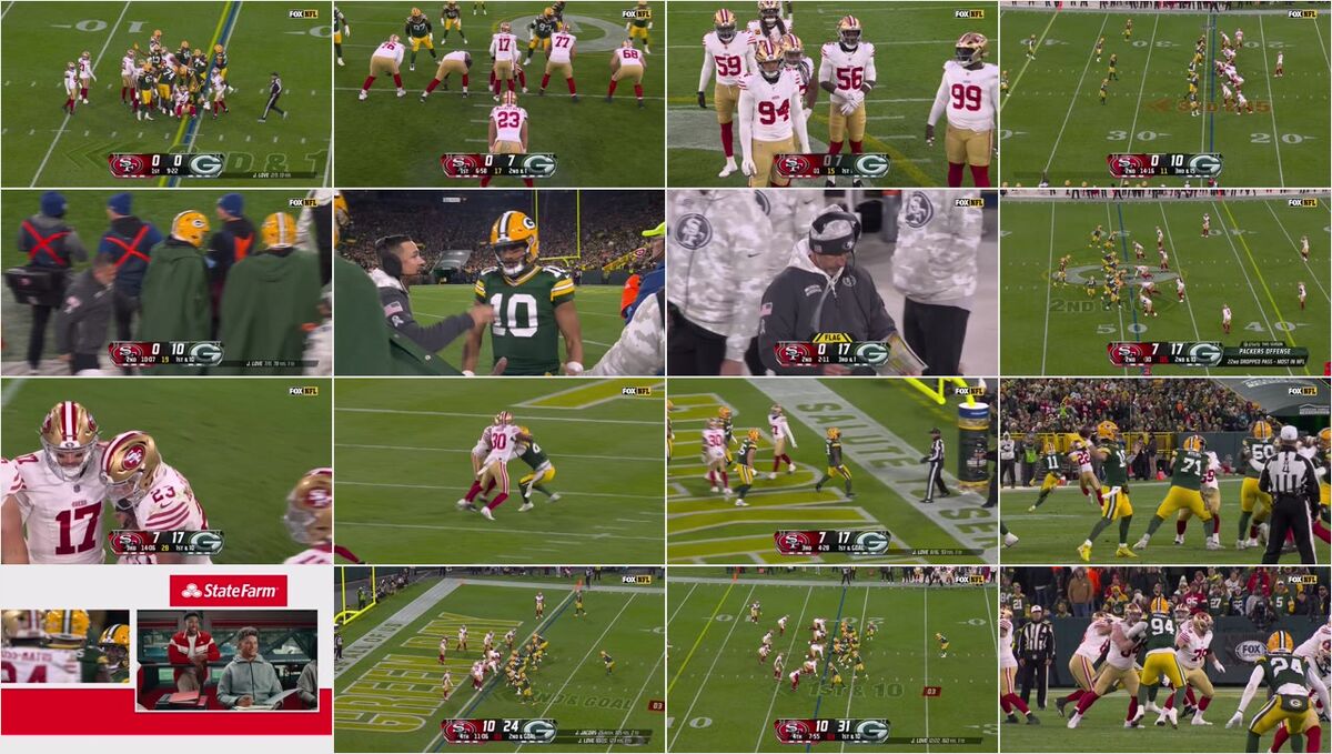San Francisco 49ers at Green Bay Packers 24 11 2024 low