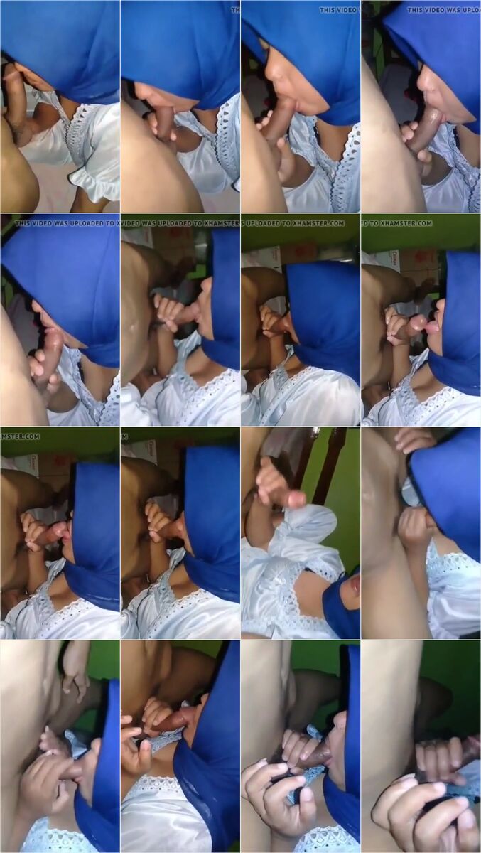 Jilbab Biru Ngisep
