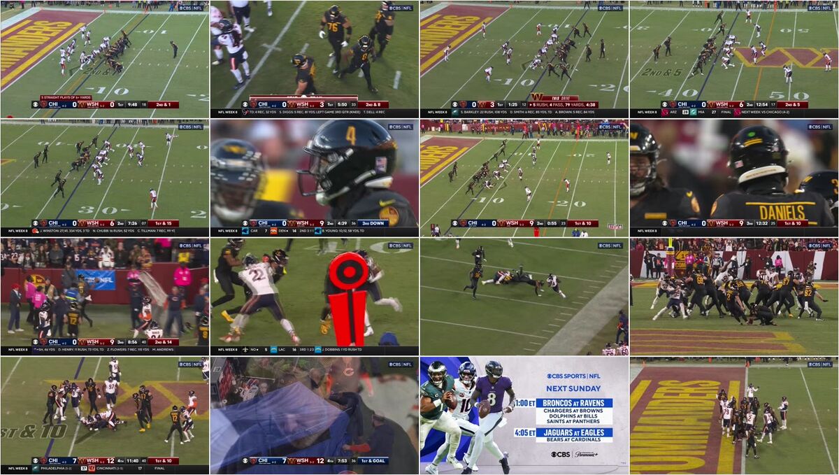 Chicago Bears at Washington Commanders 27 10 2024 low