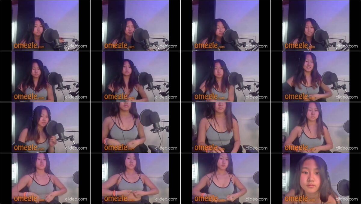 [Omegle] Asian flashes tits (Set B 12)