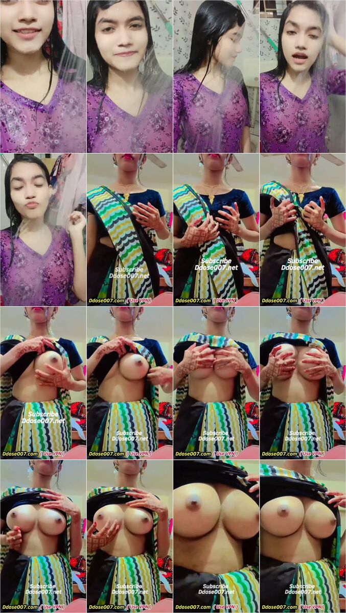 Beautiful Desi GF - Most Exclusive Viral Shower Video - & Showin