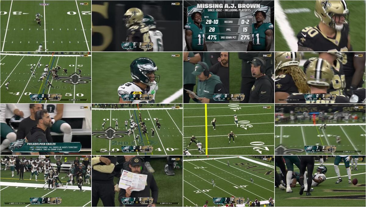 Philadelphia Eagles at New Orleans Saints 22 09 2024 low