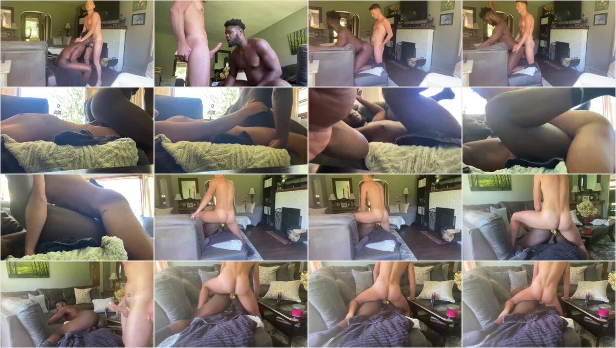 TY WITH BRUNO Sexy White Twink And Black Hot Big Cock Boyfriend 