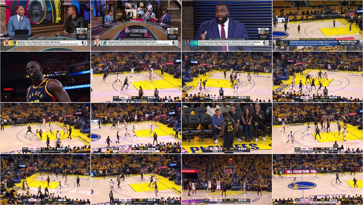 Houston Rockets vs Golden State Warriors - Game 6