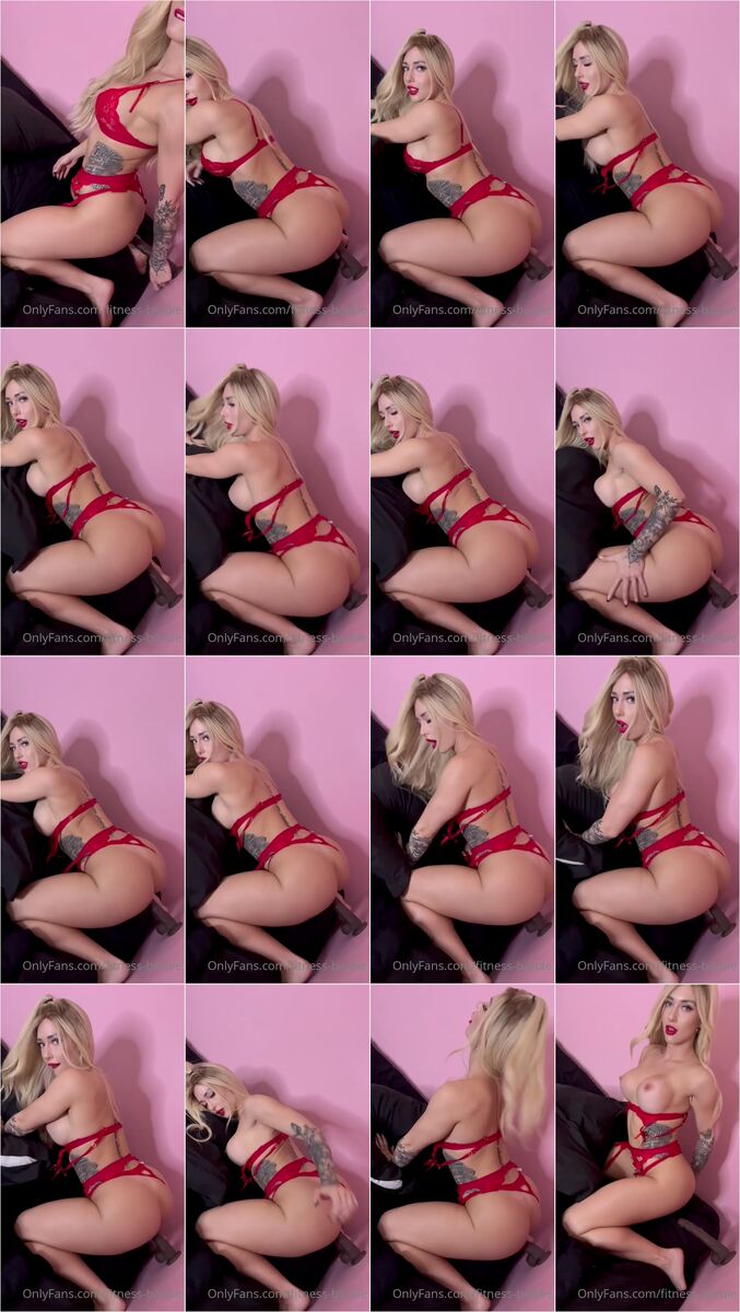 Fitness Barbie - Fit Blonde Sydney Elise gives POV BBC Toy