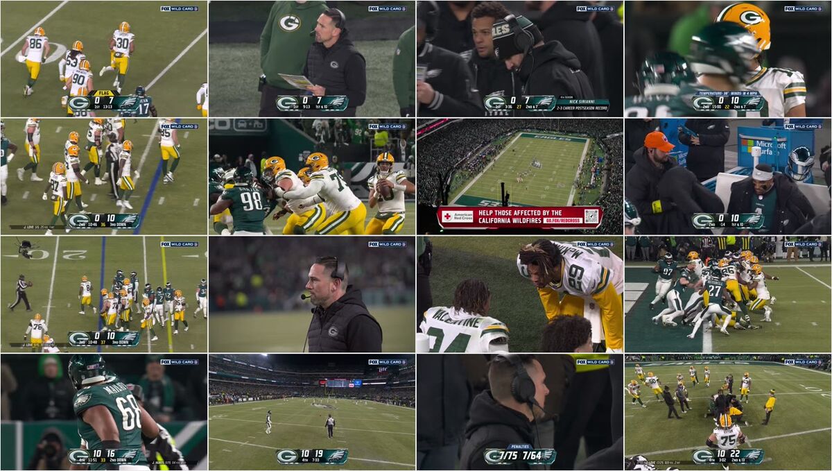 Green Bay Packers at Philadelphia Eagles 12 01 2025 low