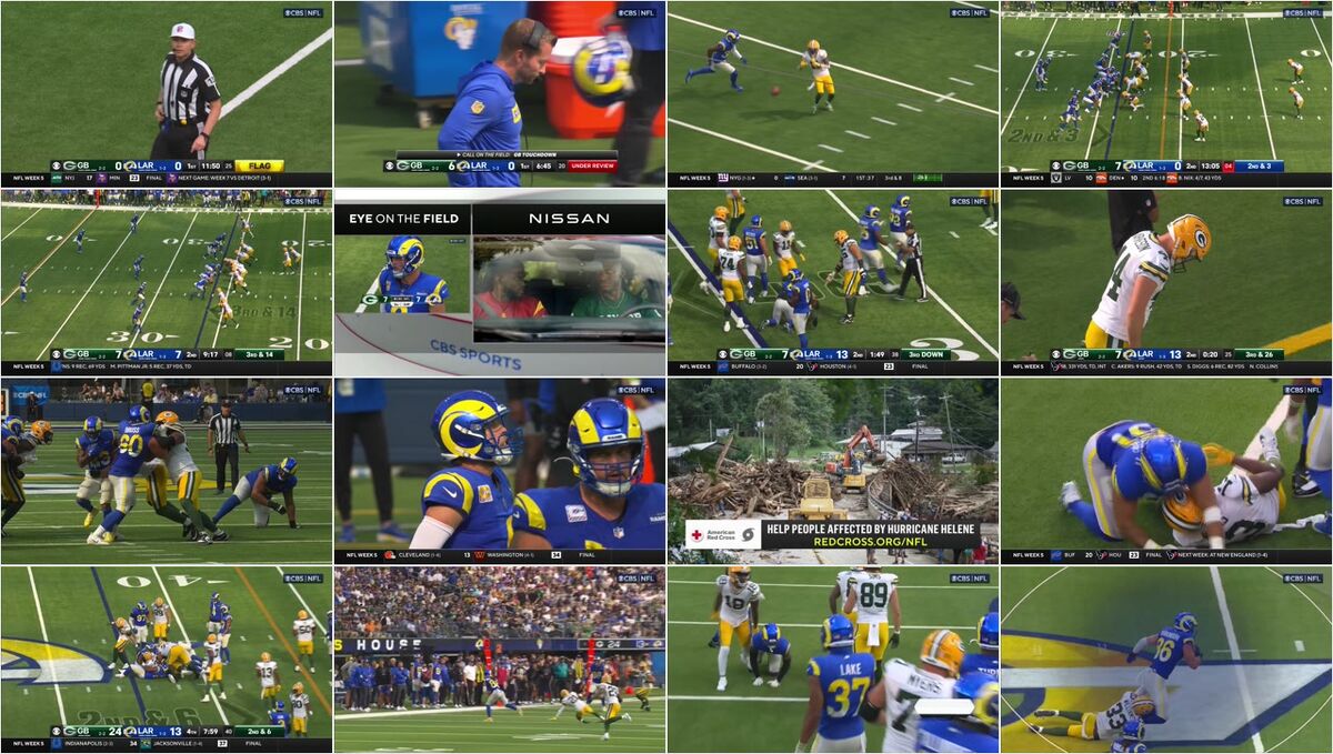Green Bay Packers at Los Angeles Rams 06 10 2024 low