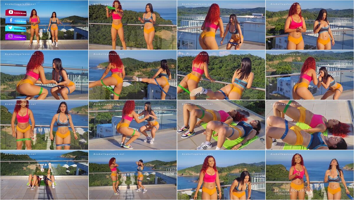 Anabella Galeano x Jasuara - pussy cameltoe workout 3