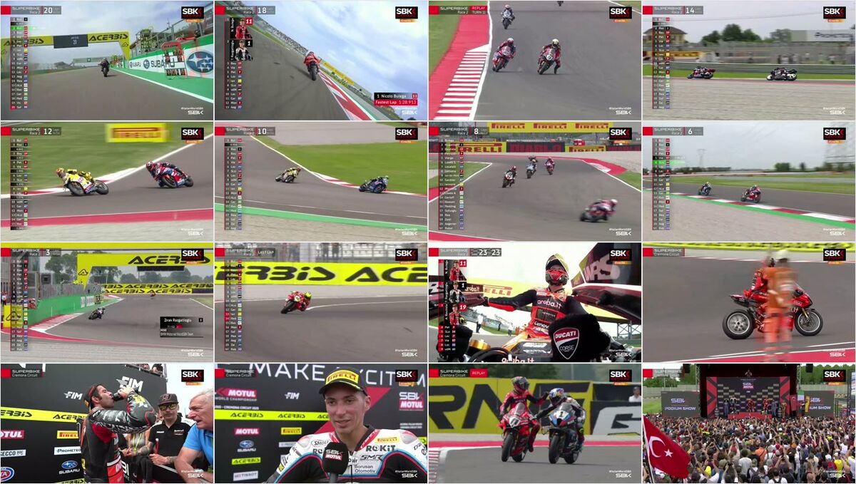 2ª Carrera de WorldSBK desde el circuito de Cremona ( Italia) 0