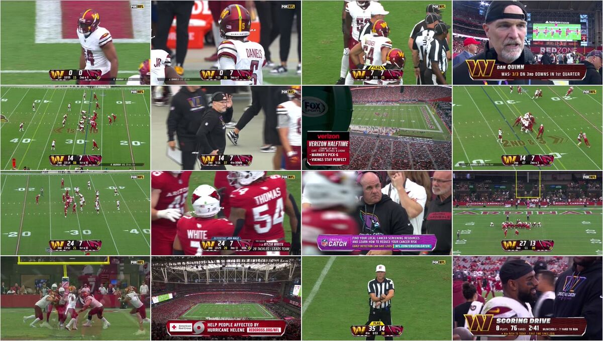 Washington Commanders at Arizona Cardinals 29 09 2024 low