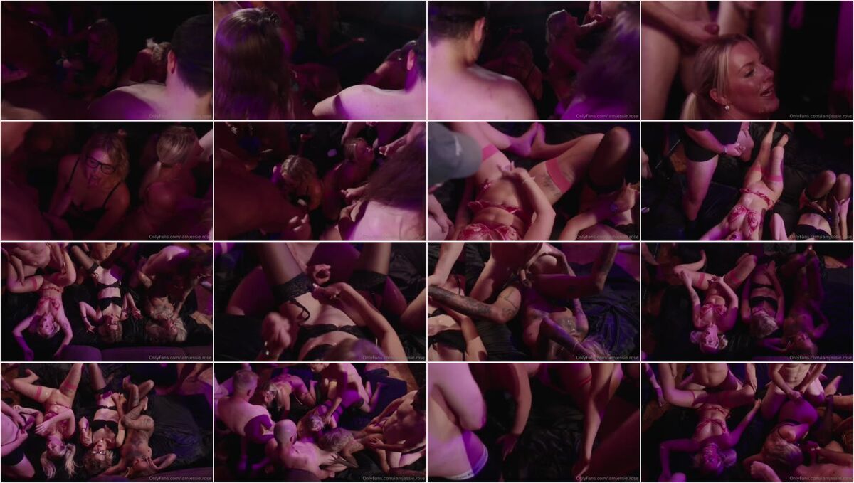 OnlyFans Emily Walters Jessie Rose Bukkake Gangbang Orgy BigTits